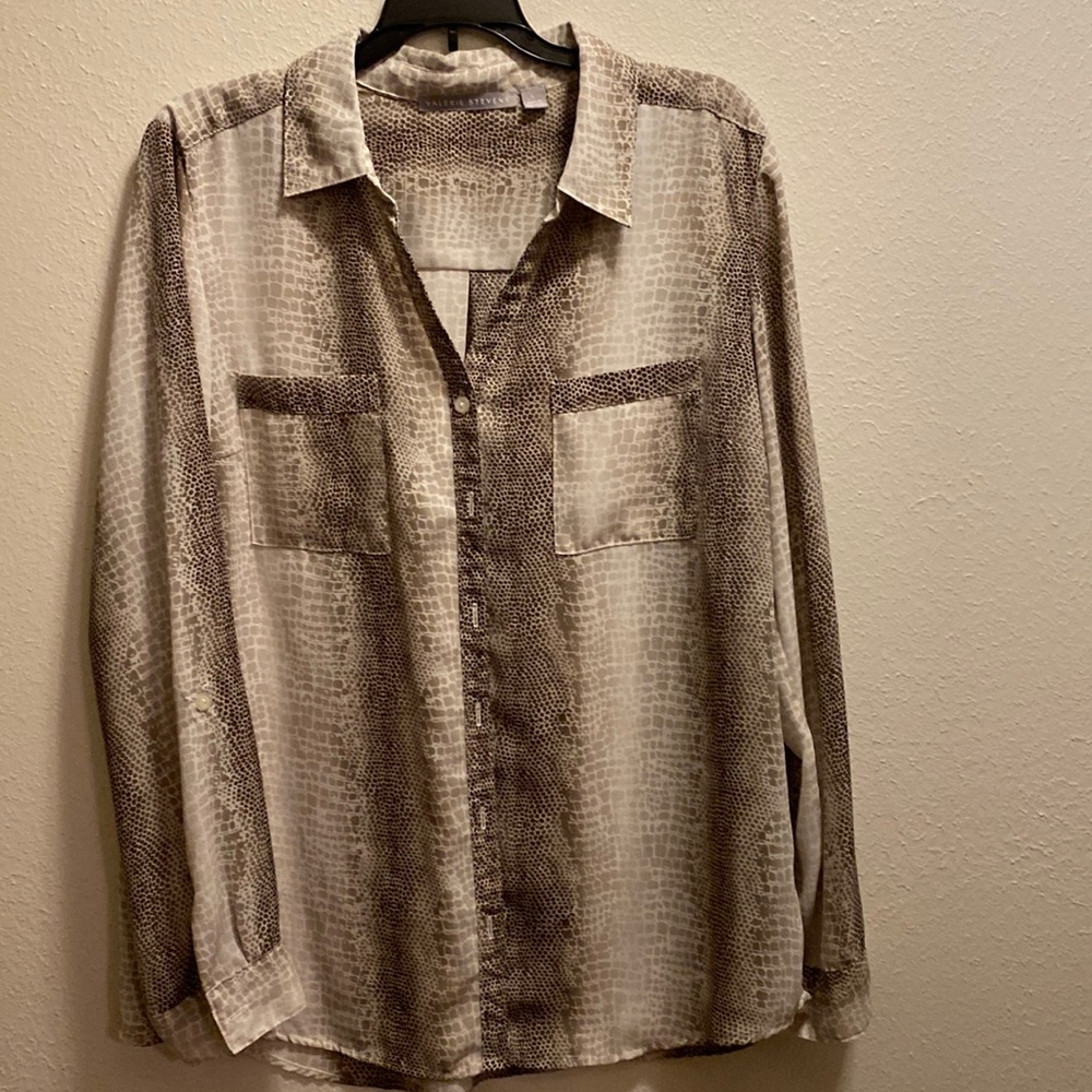 Valerie Stevens, Top, Snake, Skin, Print Size, Large,… - Gem